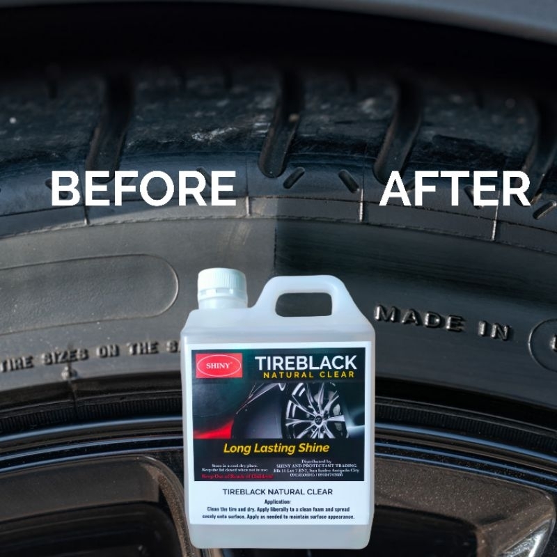 TIREBLACK NATURAL (SHINY) | Shopee Philippines