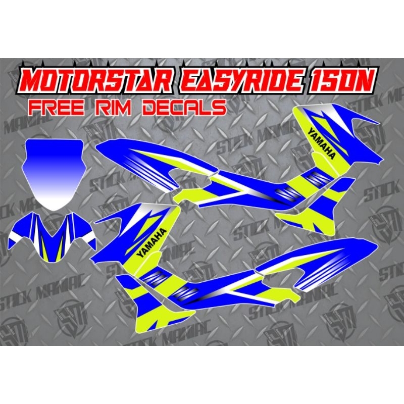 Motorstar Easyride 150n full body decals | Shopee Philippines