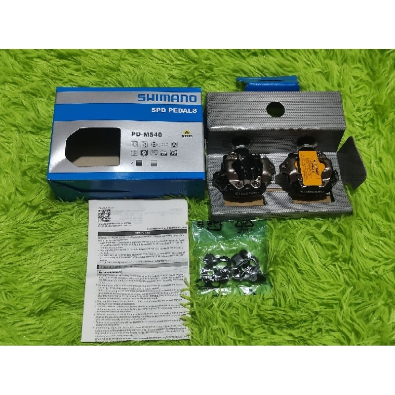 Shimano PD-M540 MTB cleats pedal ORIGINAL black dual sided With FREE ...