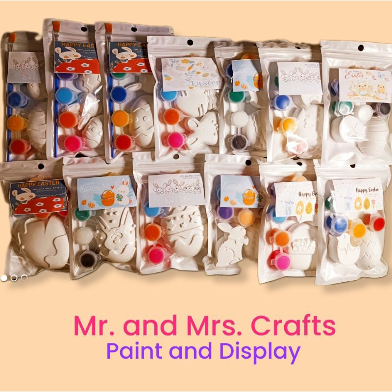 Easter Egg Hunt kit ( Plaster painting set ) personalized , plaster ...