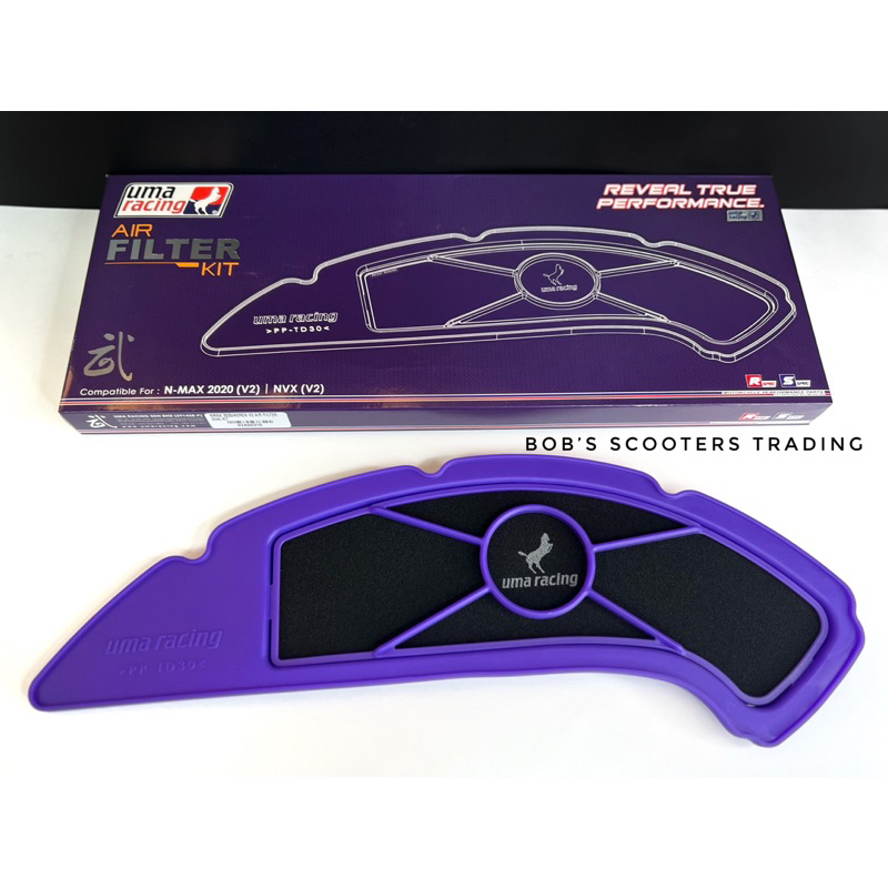 UMA Racing Air Filter Kit AEROX V2 / NMAX V2 (WASHABLE) | Shopee ...