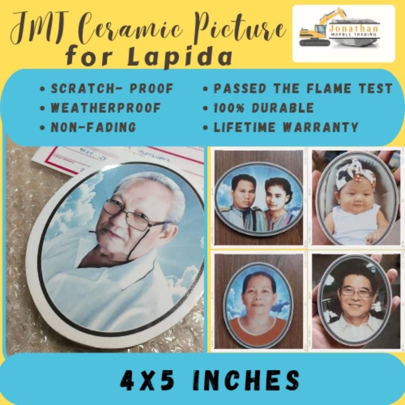 Ceramic Picture for Lapida 4x5 inches | Shopee Philippines