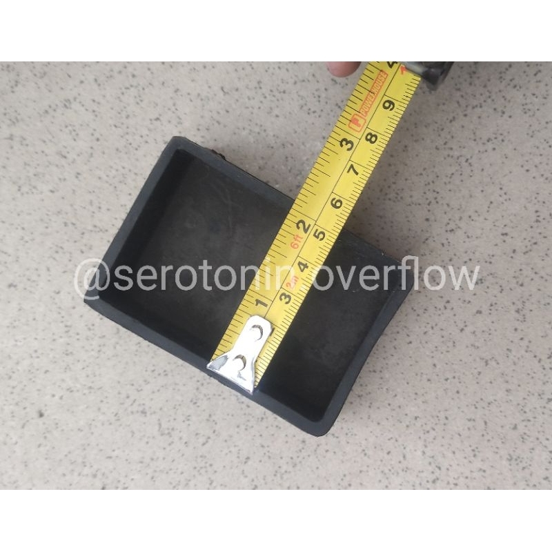 2x3 rectangle square tubular Goma Rubber Makapal foot Cover Protector ...