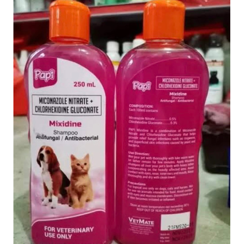 Papi Mixidine Antifungal & Antibacterial Shampoo 250ml | Shopee Philippines