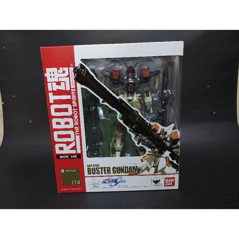 Robot Spirits 114 Gundam Seed GAT X103 Buster Gundam opened | Shopee ...