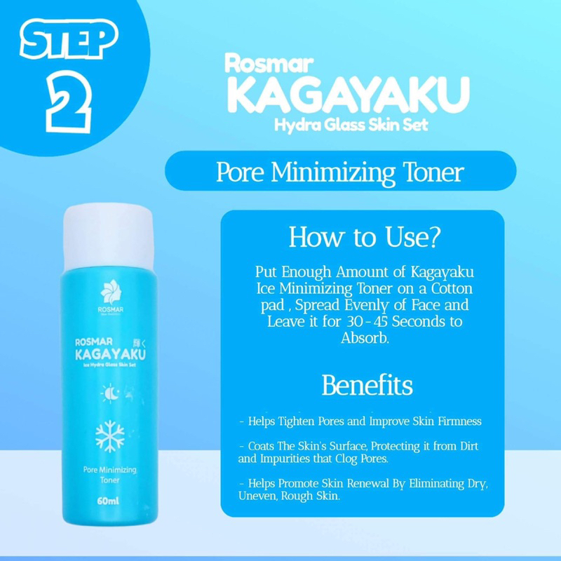 Rosmar Kagayaku Hydra Glass Skin Facial Toner | Shopee Philippines