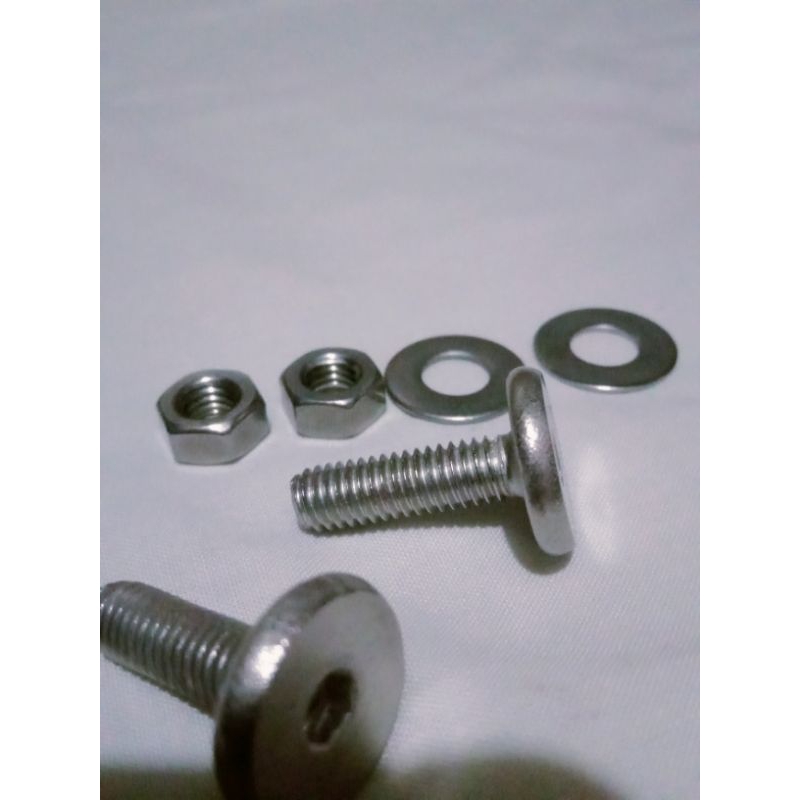 allen bolt nut washer for the plate number bolt | Shopee Philippines