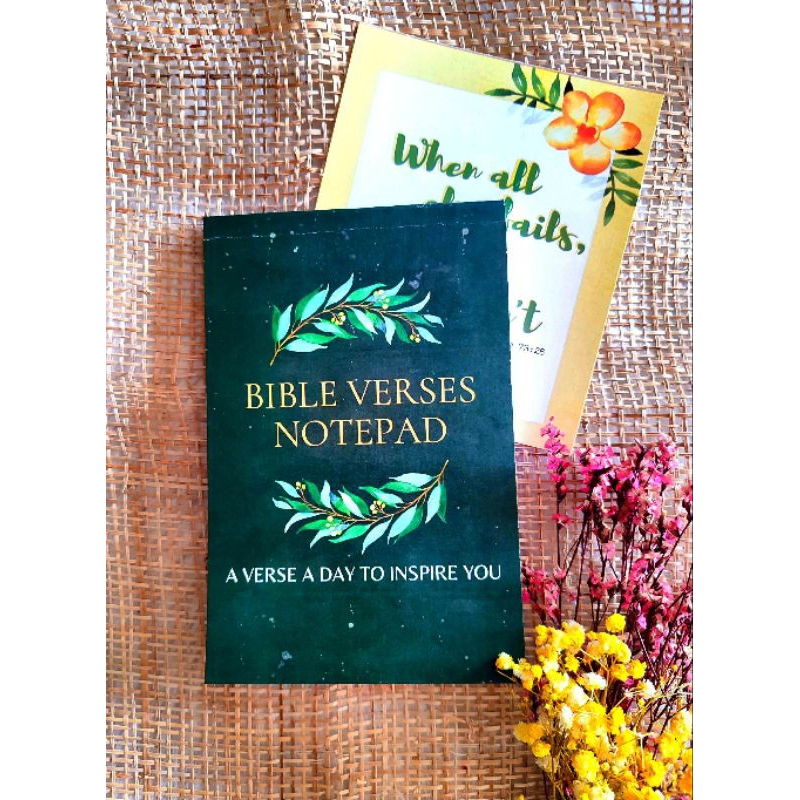 Bible Verses Notepad. | Shopee Philippines