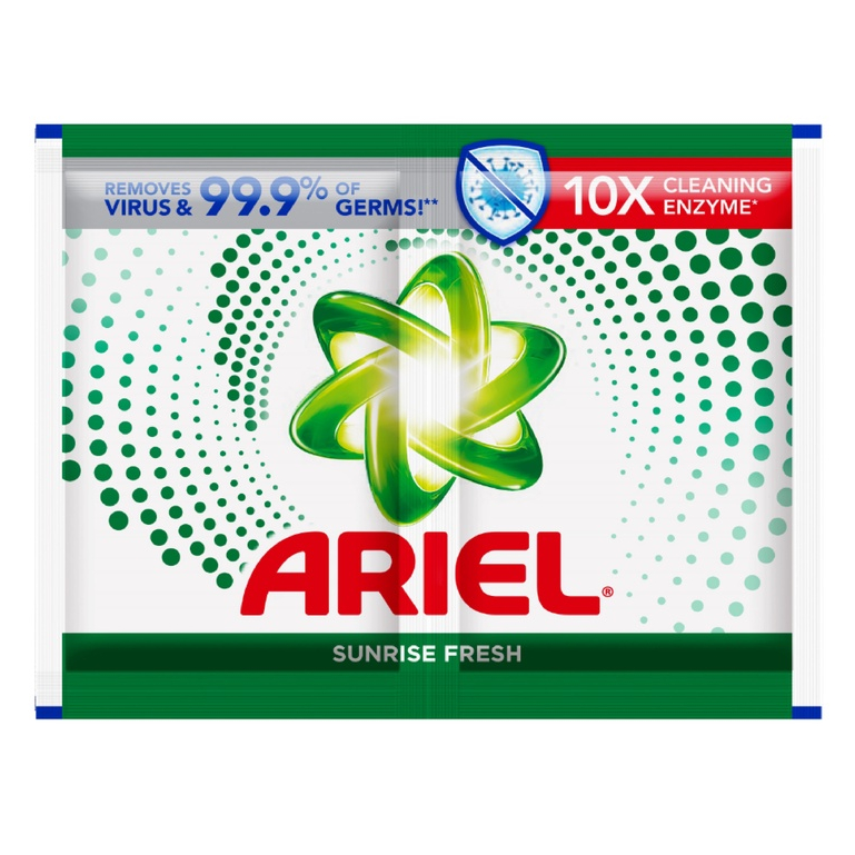 Ariel Laundry Detergent Powder Sachet Sunrise Fresh 66g 6s | Shopee ...