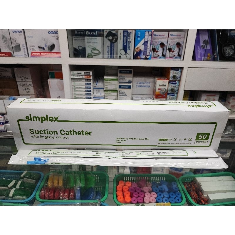 Suction Catheter FR 8 With Finger Tip Control, Sold per piece - Simplex ...