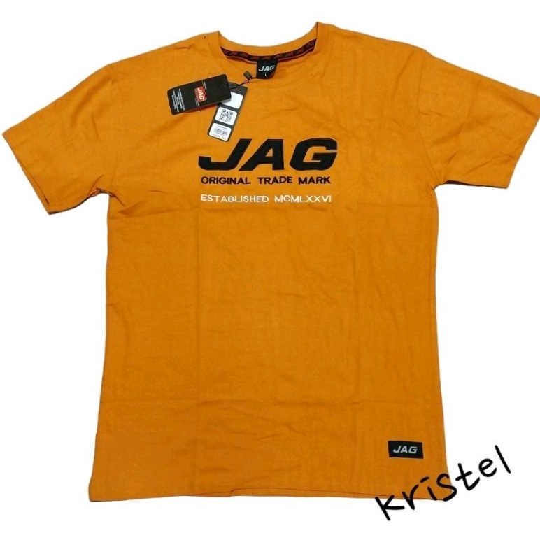JAG Men's Tshirt Branded Overrun ( Embroidery Print ) | Shopee Philippines