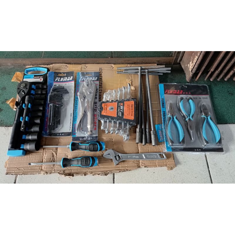 tools set package bundle original flyman | Shopee Philippines