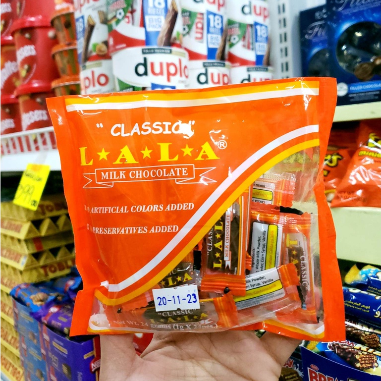 LALA Milky Chocolate / Ube Pastillas Chocolate Candy Bars Pack | 4grams ...