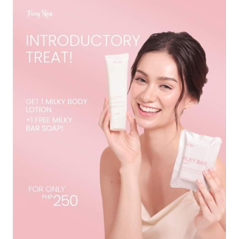 FAIRYSKIN MILKY LOTION & MILKY BAR | Shopee Philippines