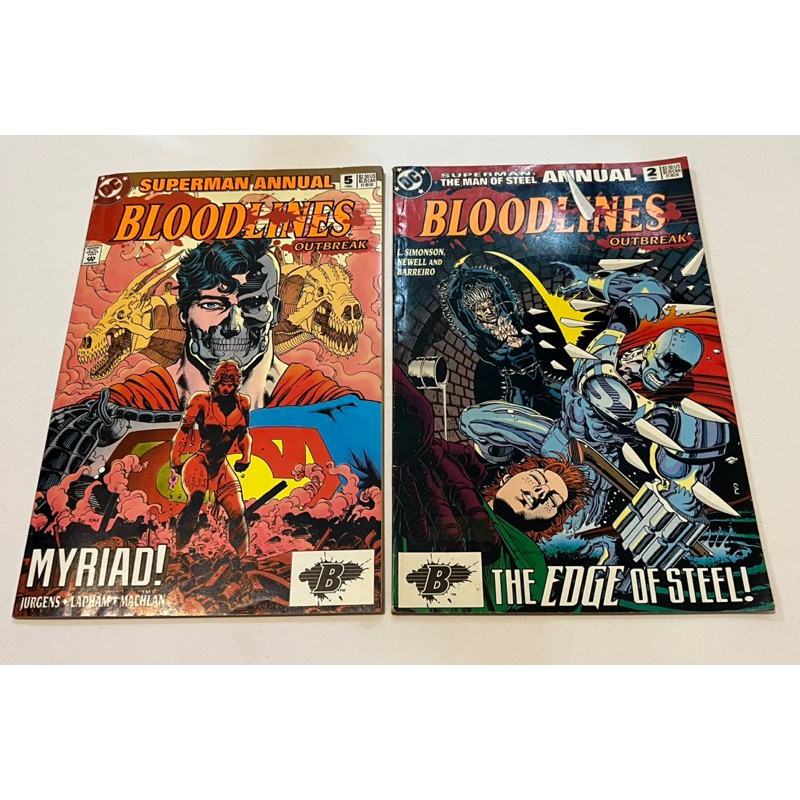 DC Comics: Superman Annual Bloodlines Outbreak 1993 | Shopee Philippines