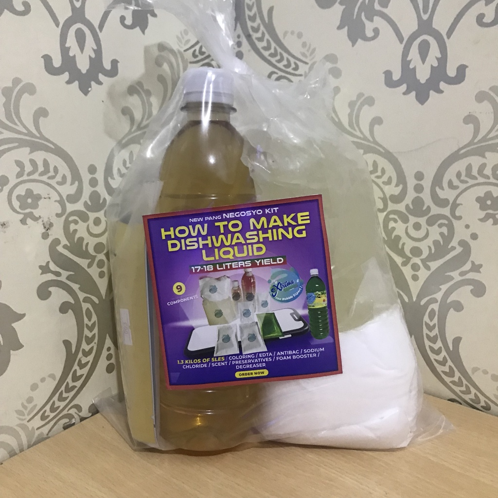DIY Dishwashing Liquid Kit 17 liters yield 9 components | Shopee ...