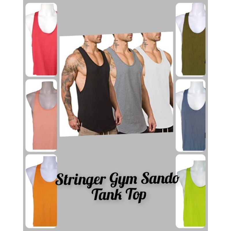 Stringer Gym Sando / Cotton Sando / Cotton Stretchable (Y BACK ...