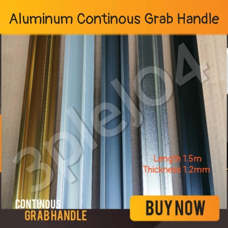 F Style aluminum continous handle (2pcs) 1.5meters | Shopee Philippines