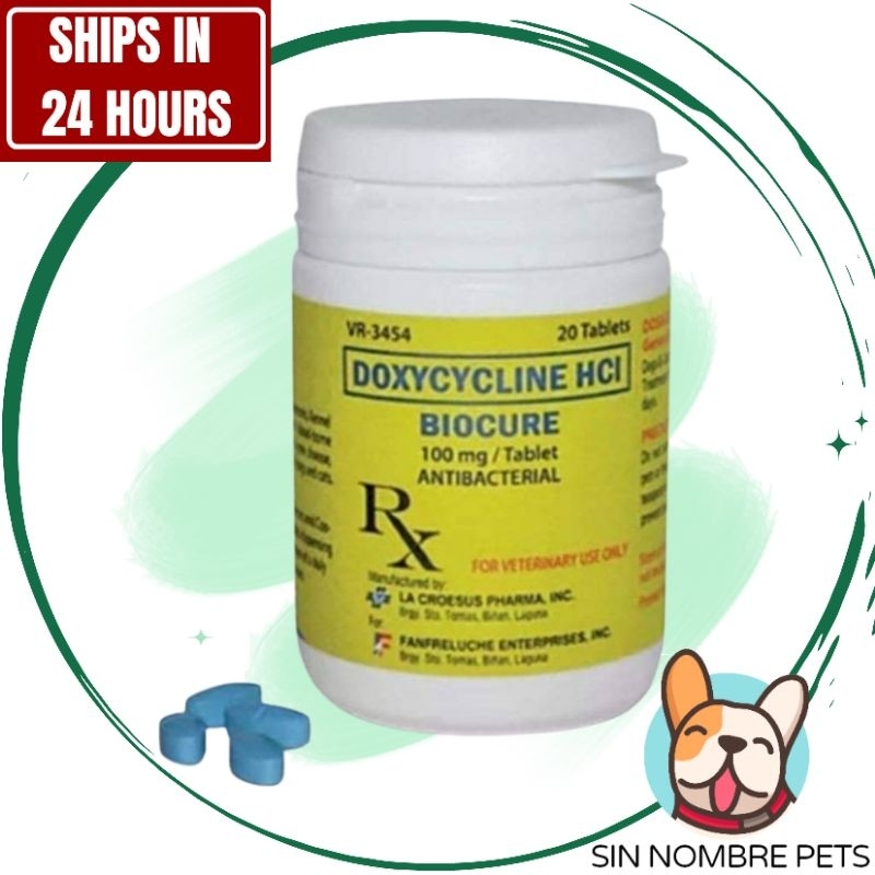 Biocure For Pets 20 tablets Doxycycline hci antibaterial lc dox lc vit ...