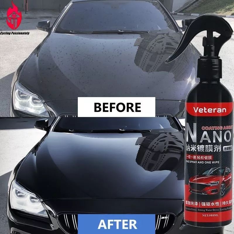 Nano coating spray car wax,crystal ceramic coating spray(500ml) | Shopee Philippines