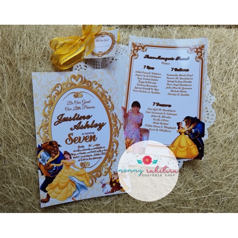 [COD] 7th Birthday Invitation Card (any theme, customized, free lay out ...