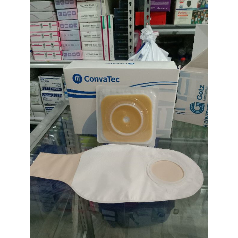 CONVATEC COLOSTOMY BAG OPAQUE & ( sold 1 pc bag 1 pc wafer) | Shopee ...