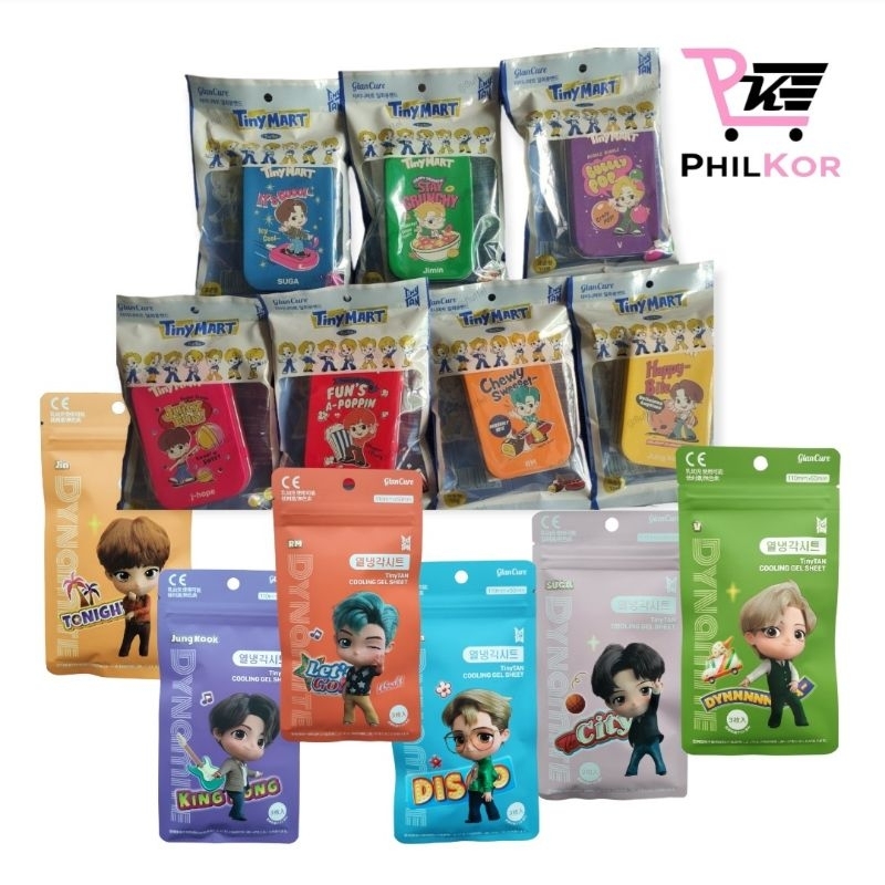 Glancure BTS TinyTan Bandage/Band aid / Cooling Gel Sheet | Shopee Philippines