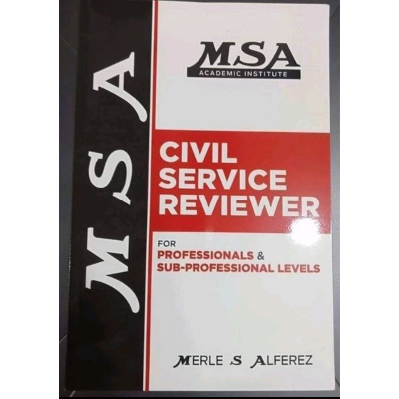 MSA Civil Service Reviewer | Shopee Philippines
