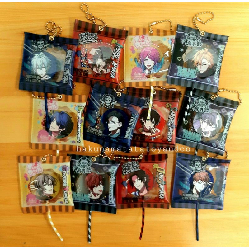 Hypnosis Mic (HYPMIC) Division Rap Battle Candy Mascot Keychain ...
