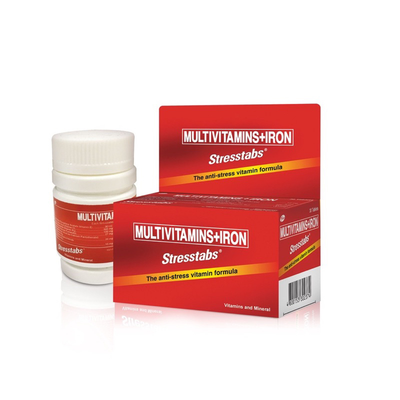 STRESSTABS Multivitamins + Iron | 30 tablets | Shopee Philippines