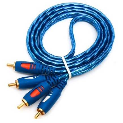 RCA Cord 2x2 Heavy Duty Blue | Shopee Philippines