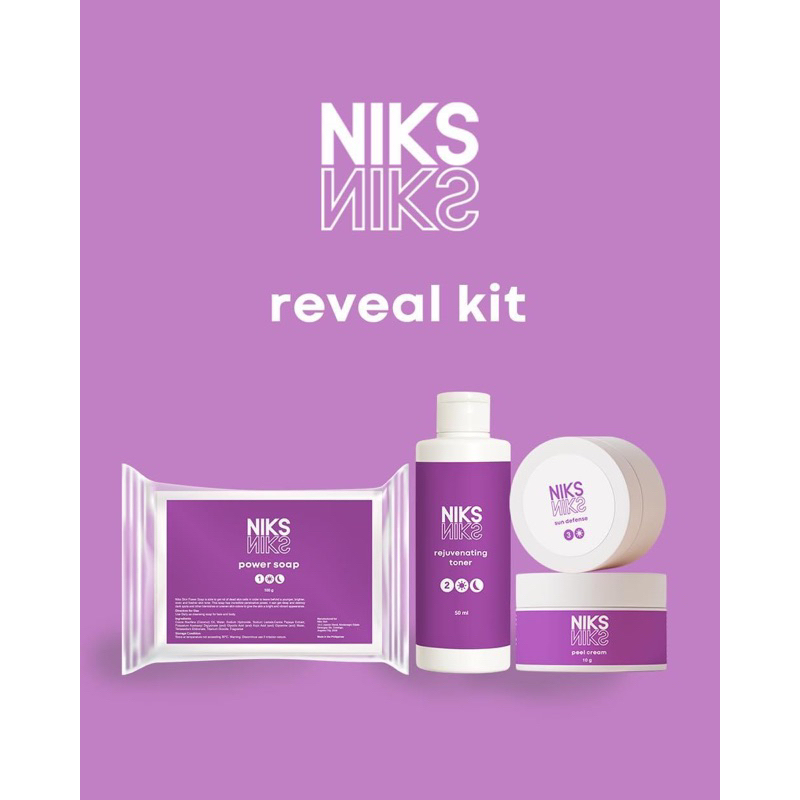 NIKS SKIN REVEAL KIT | Shopee Philippines