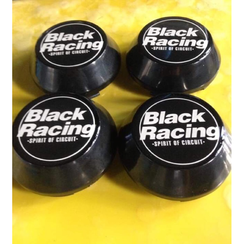 Black Racing Center Caps, 4 pcs | Shopee Philippines