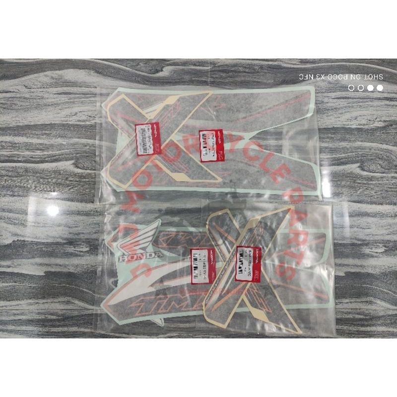 Decals (Sticker) Set Tmx 155 Honda Genuine | Shopee Philippines