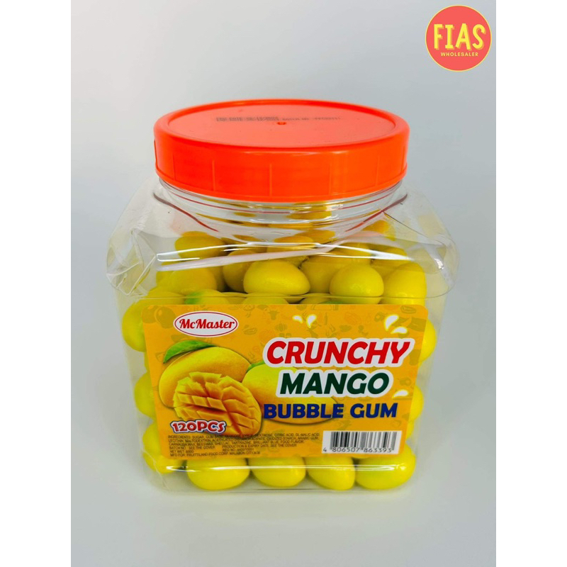 120 Pieces Crunchy Mango Bubblegum | Shopee Philippines