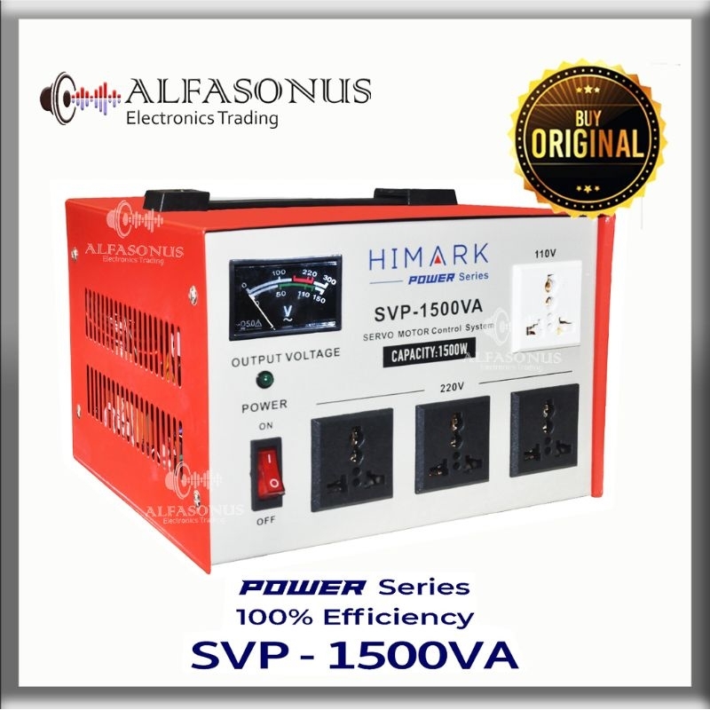 Himark SVP-1500VA AVR / 1500Watts Automatic Voltage Regulator Power ...
