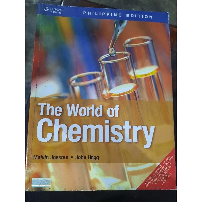 The World of Chemistry Joesten Hogg Philippine edition | Shopee Philippines