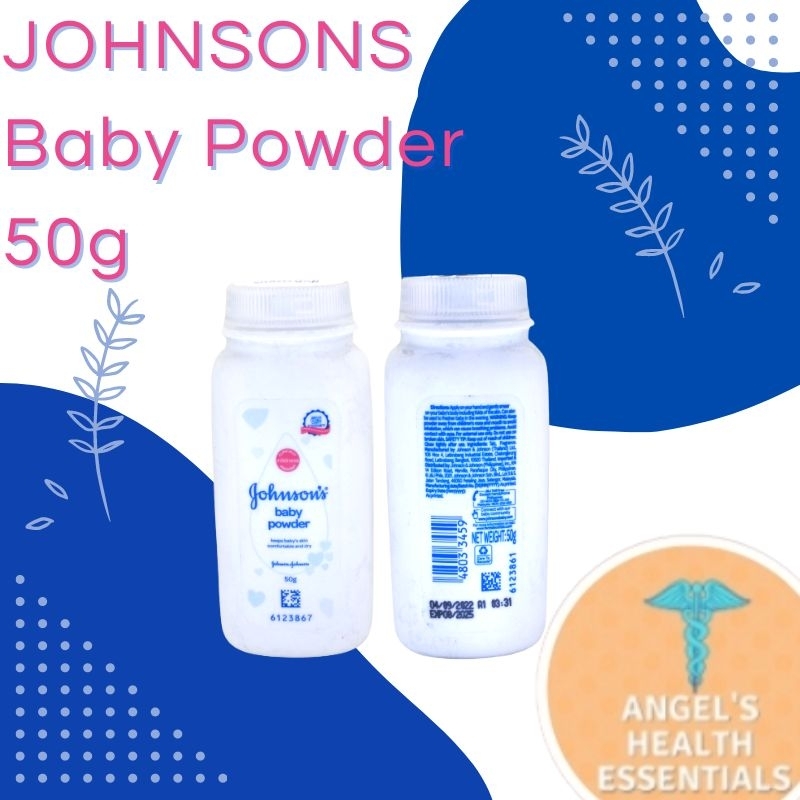Johnsons Baby Powder White 50g OLD PACKAGING JULY 2024 EXPIRY | Shopee ...