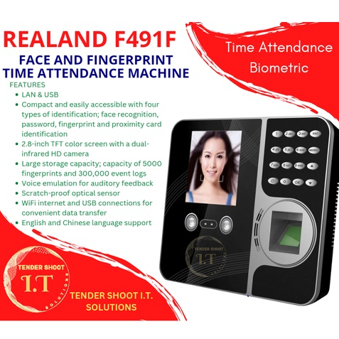 Brand New! Original! REALAND F491F F490F Face and Fingerprint ...