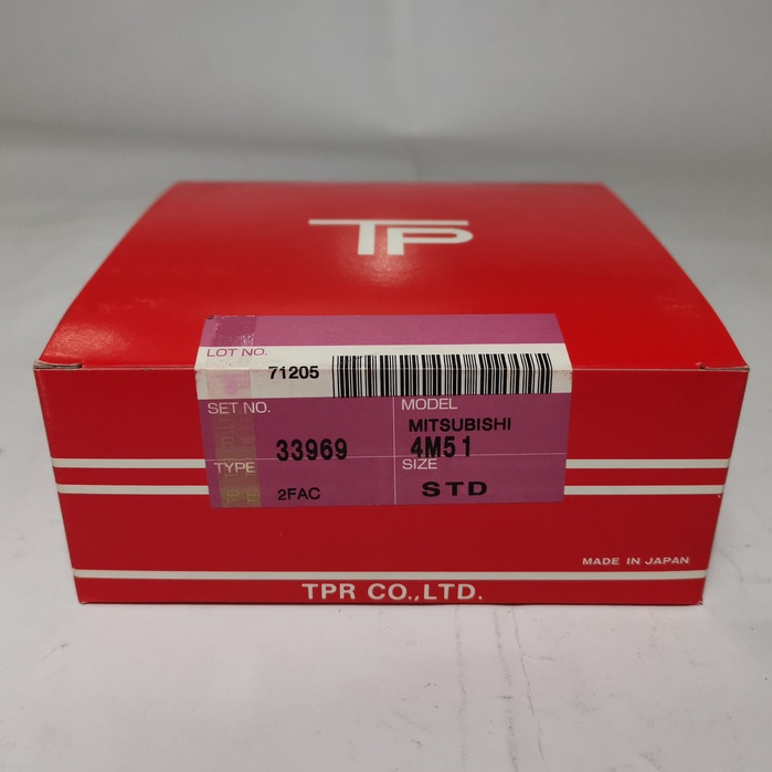 TP Piston Ring For MITSUBISHI 4M51 (33969) (non Tapered) | Shopee ...