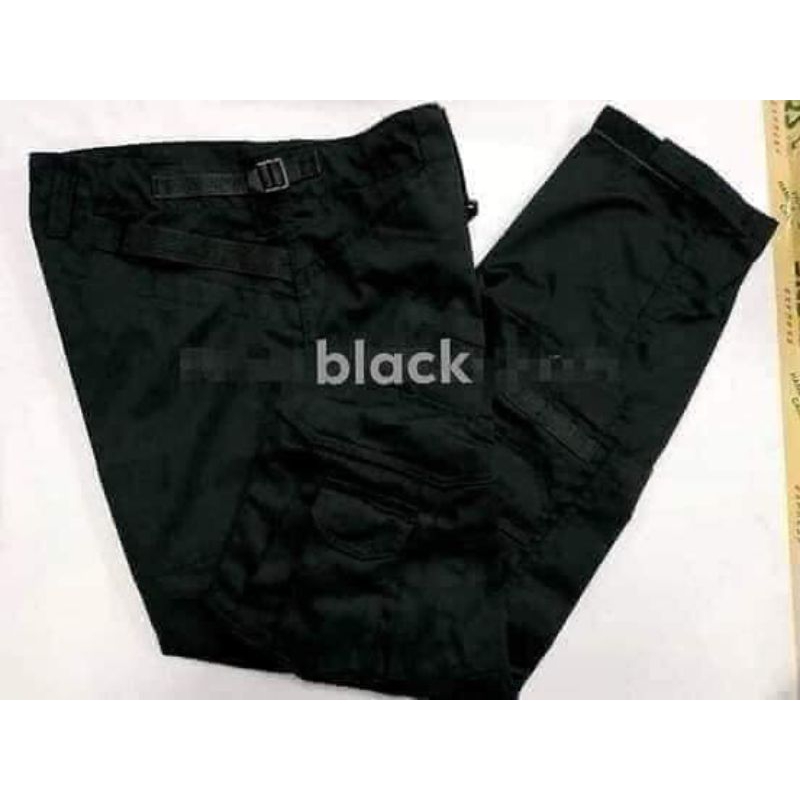 tactical pants (plain black) | Shopee Philippines
