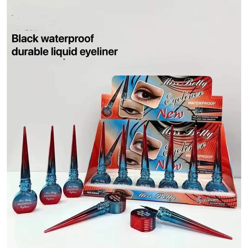 24 Pcs liquid eyeline water proof Long Lasting Waterproof Liquid ...
