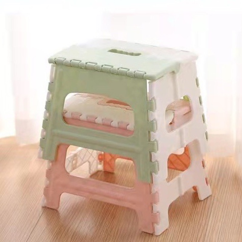 Folding Mini Chair Stool Plastic Thick Portable Mini Outdoor Foldable ...