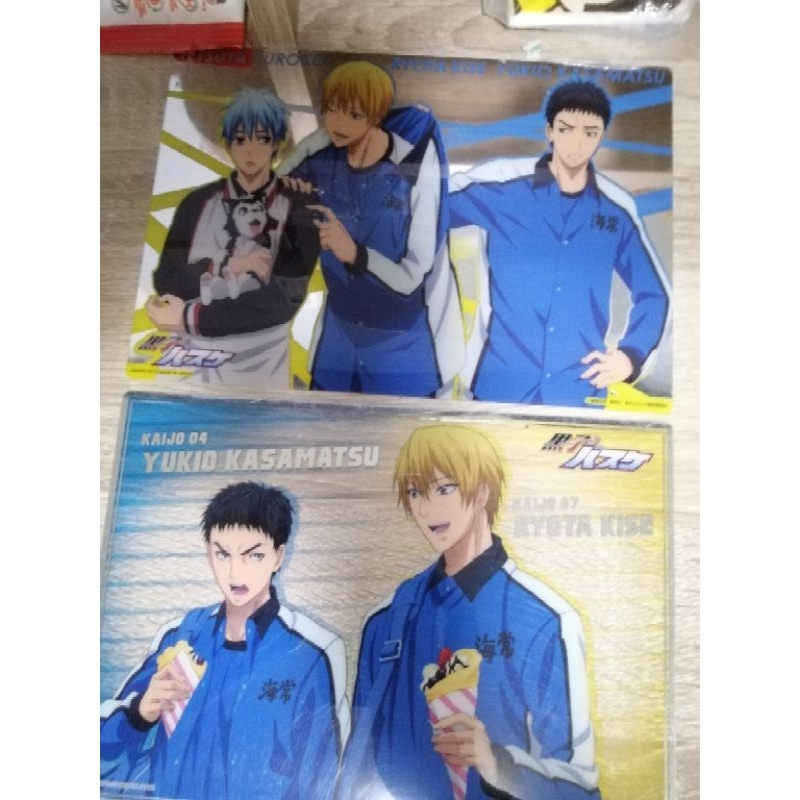 Kuroko no Basuke - Kise & Kasamatsu Plastic Visual Board | Shopee ...