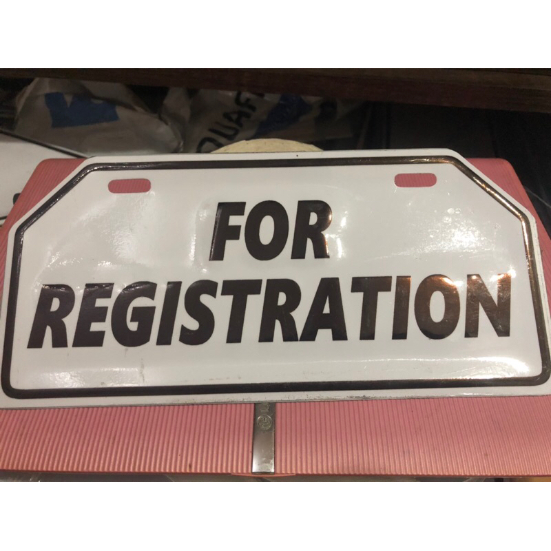 Shop for registration plate for Sale on Shopee Philippines