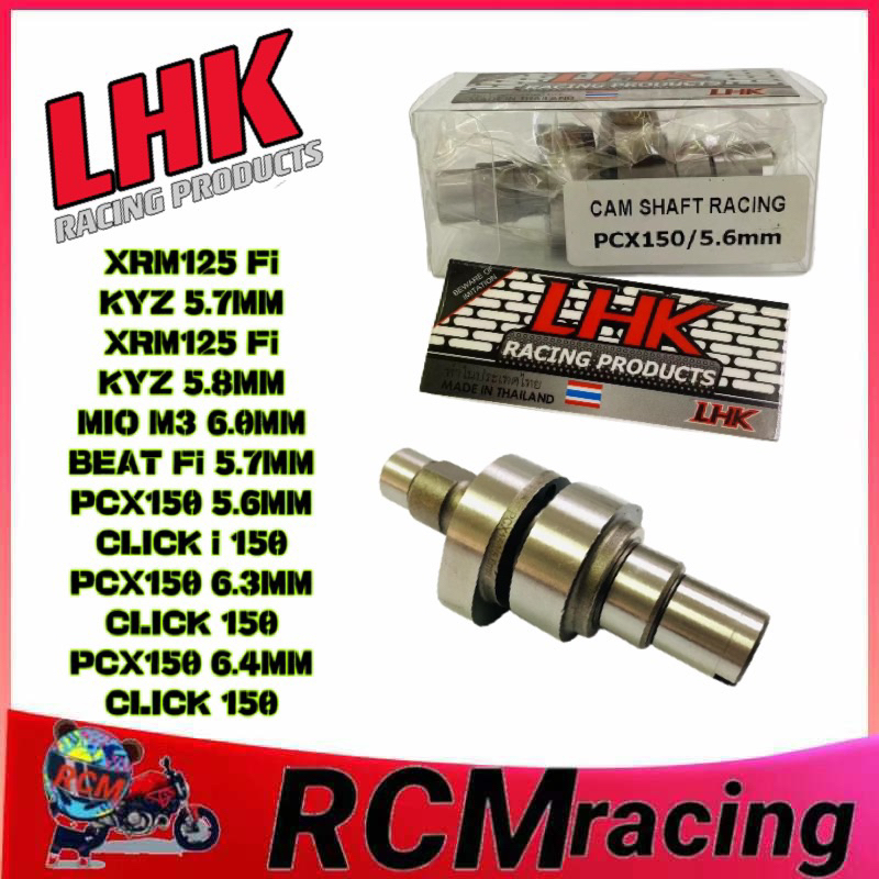 LHK Camshaft Racing For XRM125 Fi MIO M3 BEAT Fi PCX150 CLICK 150 ...
