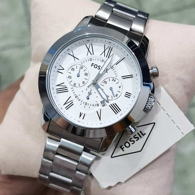 Men's Grant Chronograph Fossil Original Actual Pic. U.S Grade Japan ...