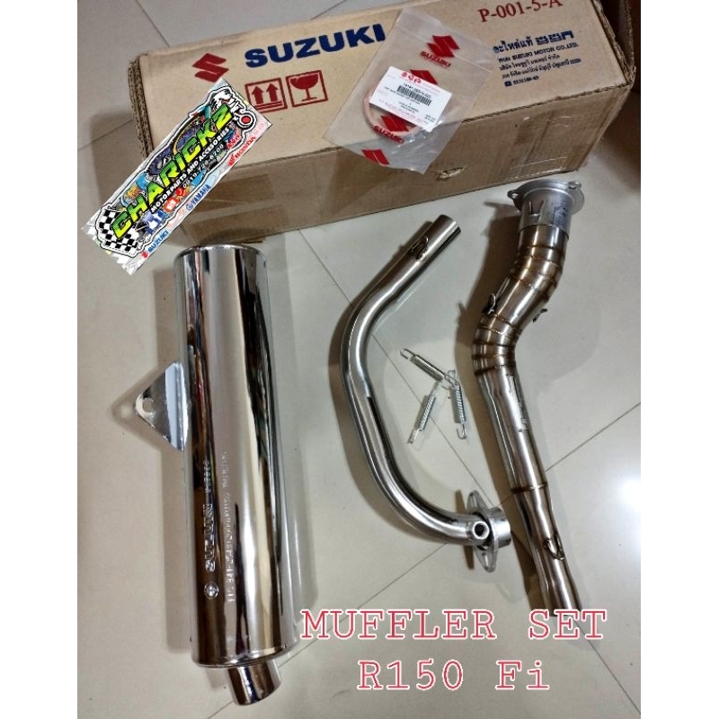 MUFFLER SET FOR RAIDER 150 Fi (free gasket Muffler) | Shopee Philippines