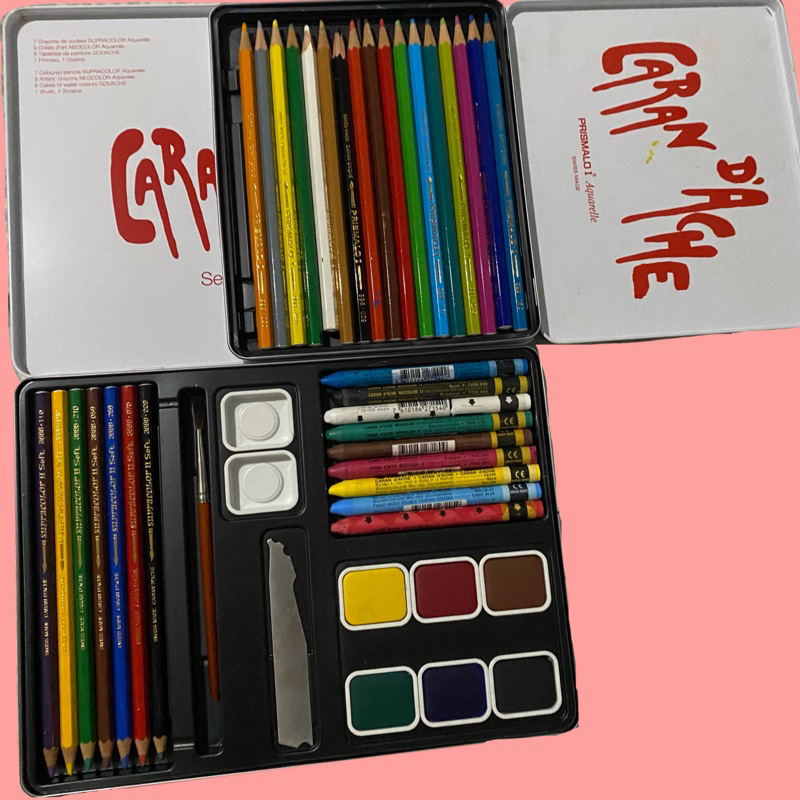 Caran ‘D Ache Set of Watersolubles and Prismallo I | Shopee Philippines