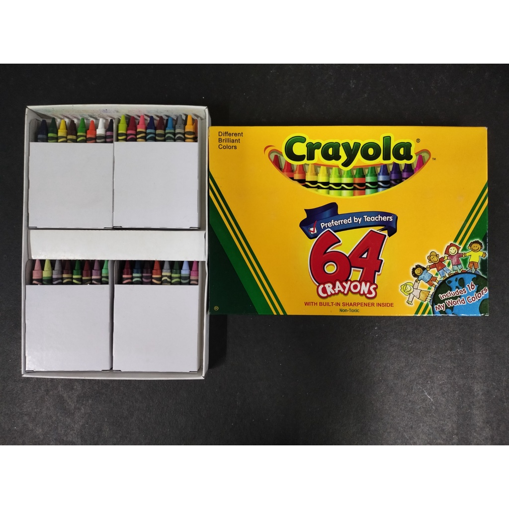 CRAYOLA SETS OF 64 COLORS | Shopee Philippines